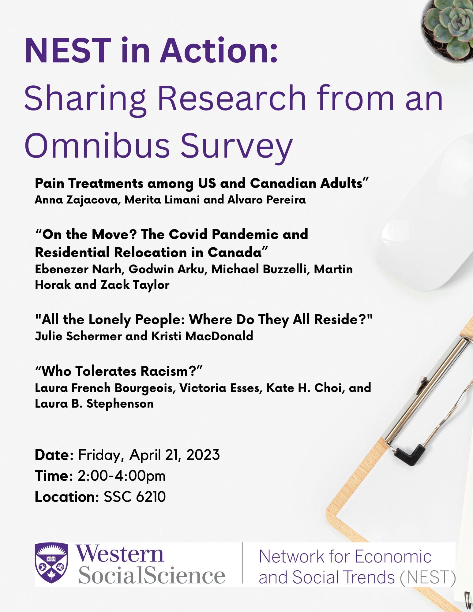 Network for Economic and Social Trends - Network for Economic and ...